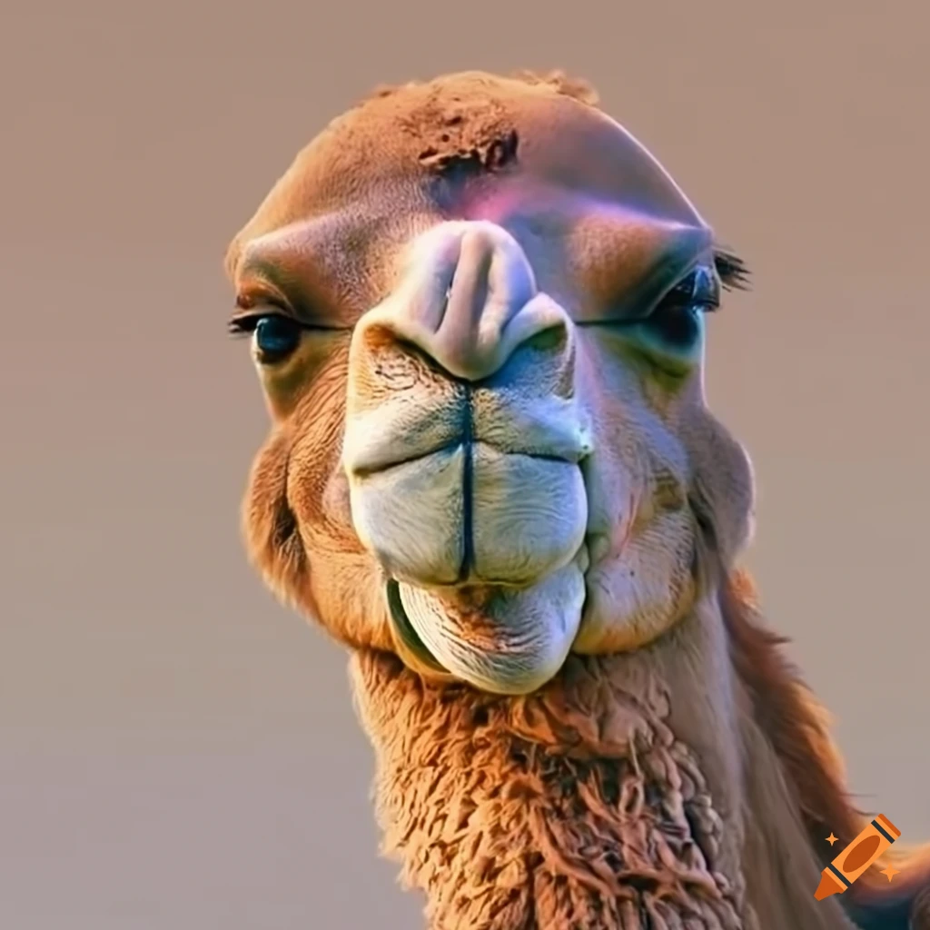 Very detailed camel on Craiyon