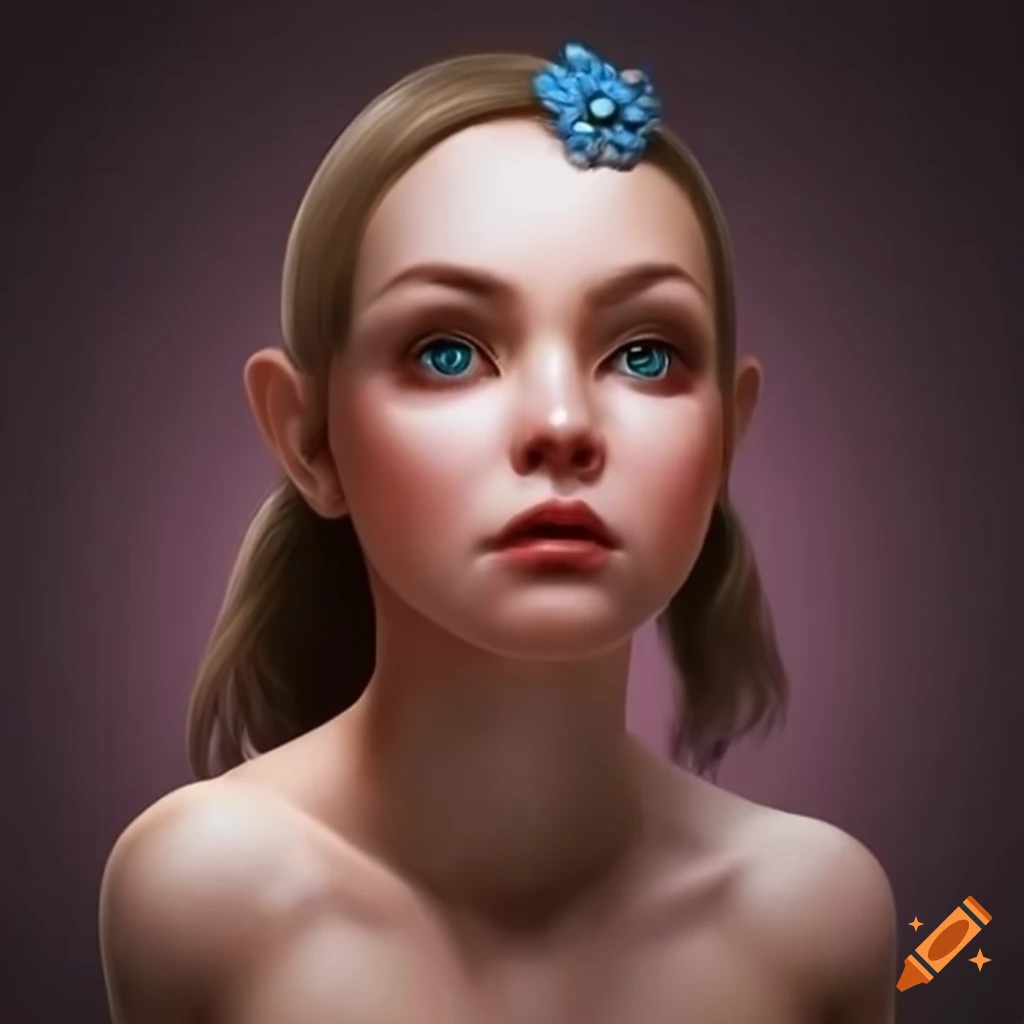 Beautiful dwarf woman on Craiyon