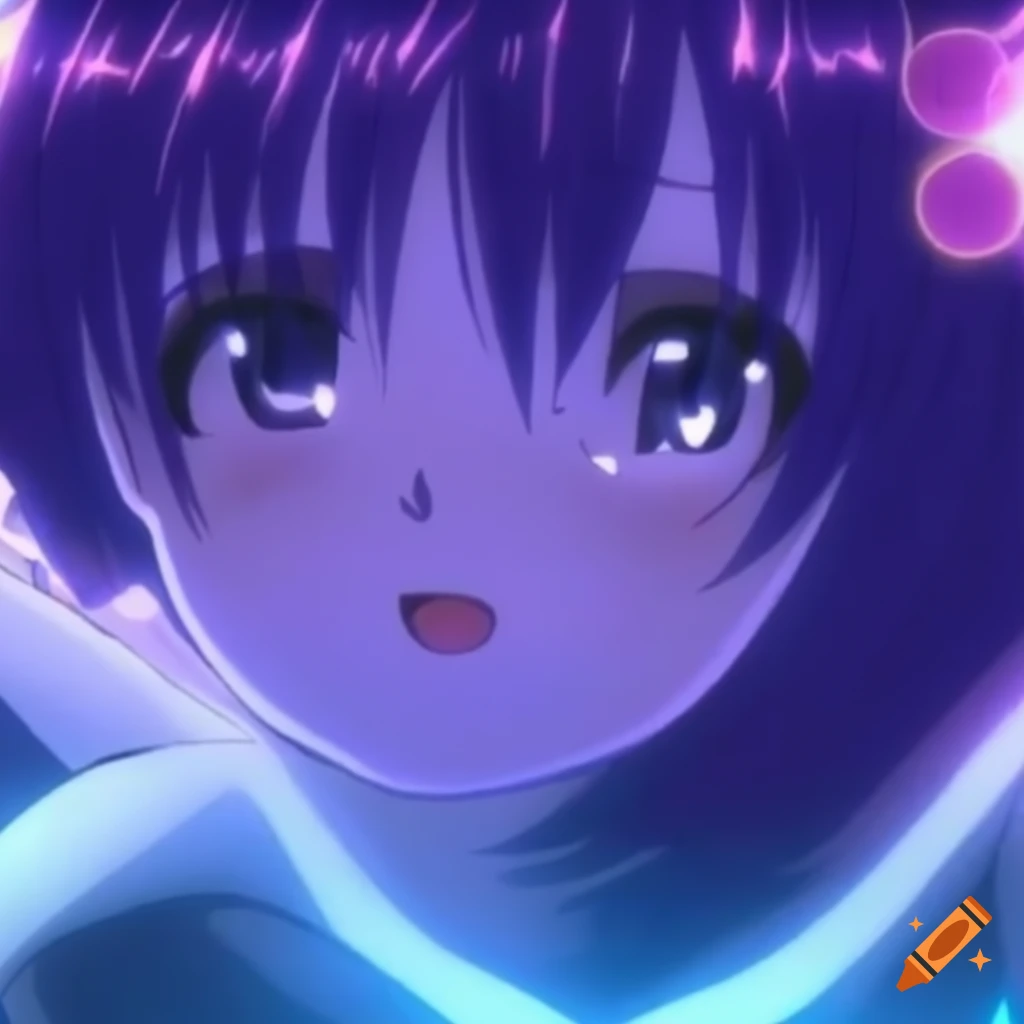Shiny 3D dazzling eclipse anime with Japanese text from the 2000s on ...