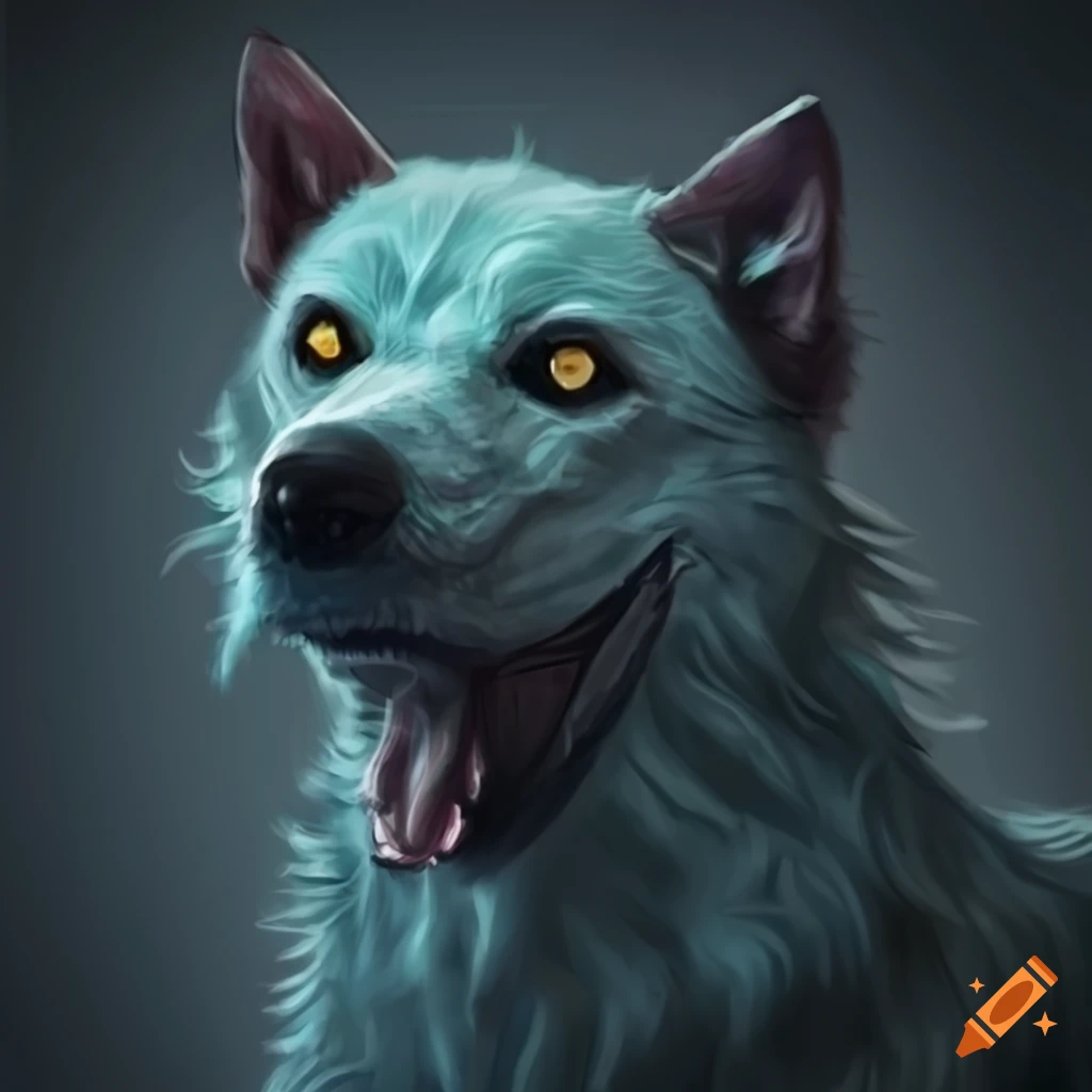 Ghost hound for DND on Craiyon