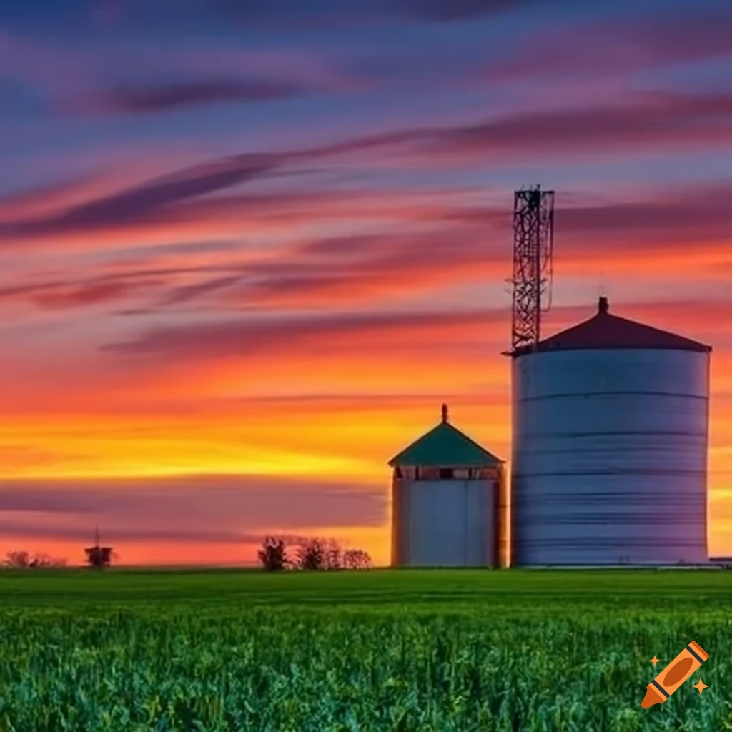 Stunning images of grain silos, rustic charm, and beautiful sunsets in ...