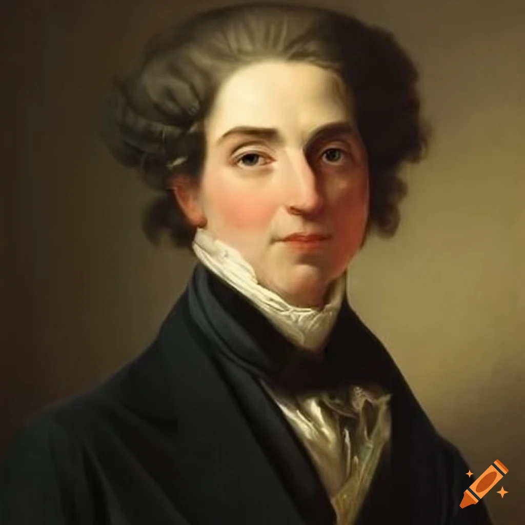 Romantic portrait of aristocrat named hedley lamar on Craiyon