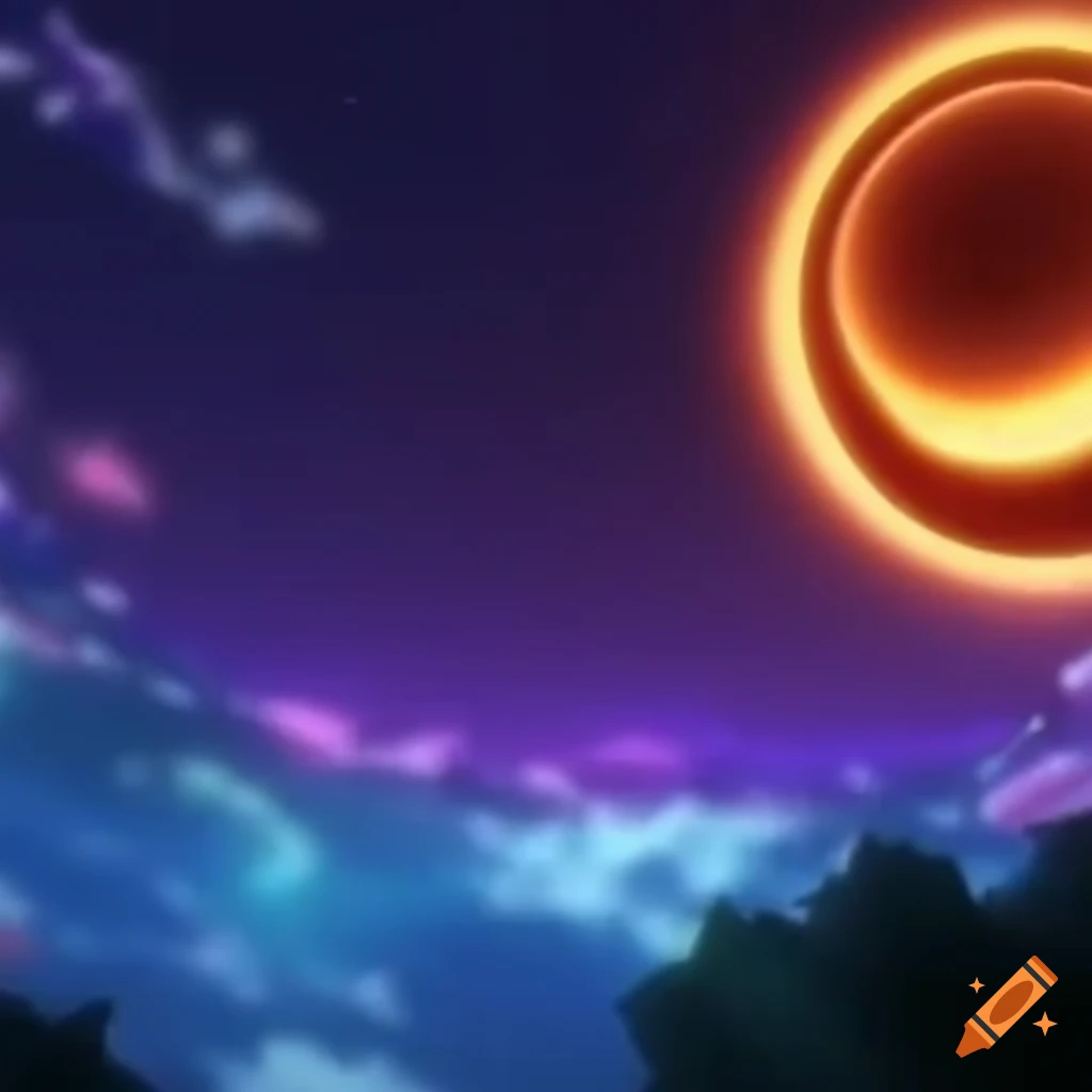 Shiny 3d anime eclipse from the 2000s on Craiyon