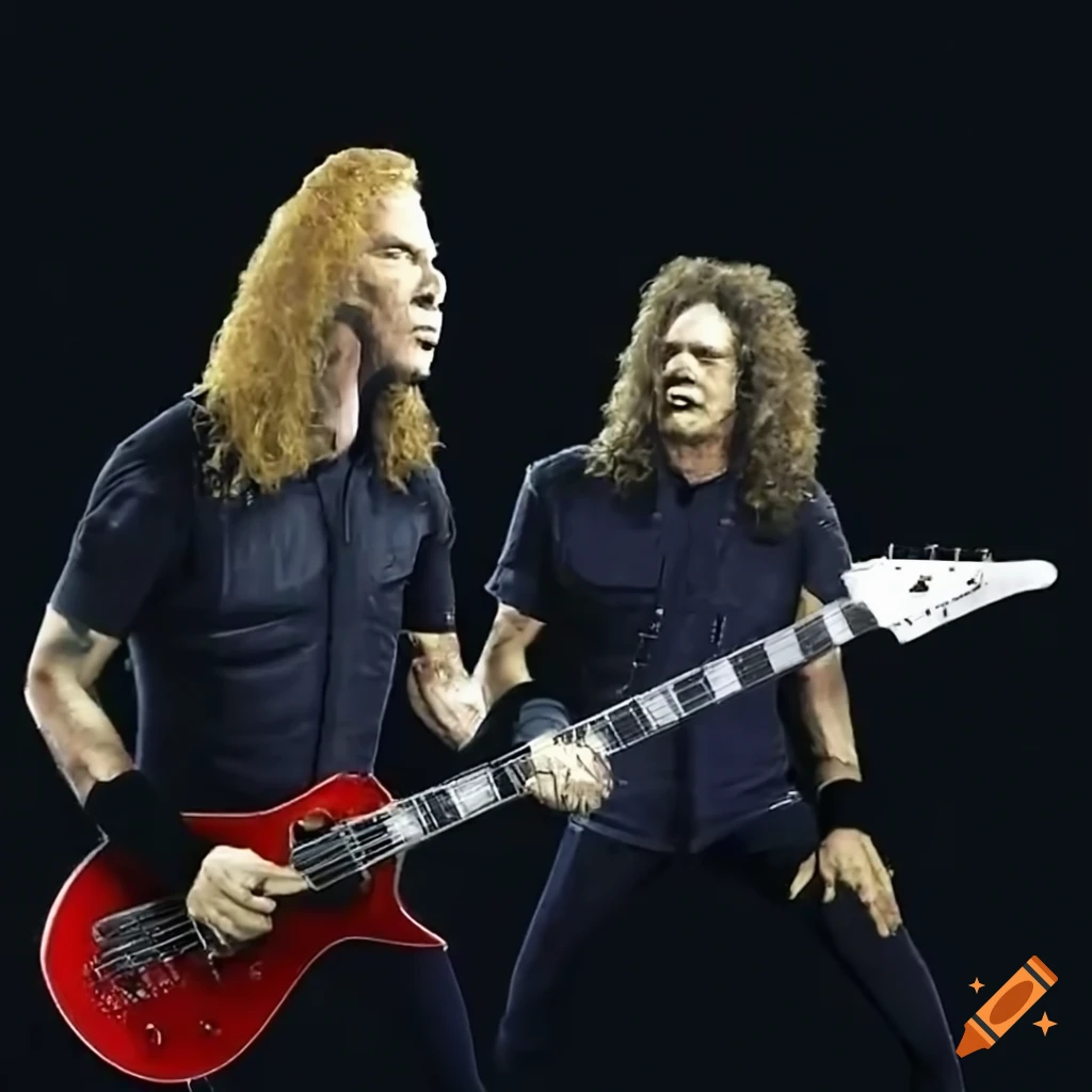 Metallica and megadeth logos on Craiyon