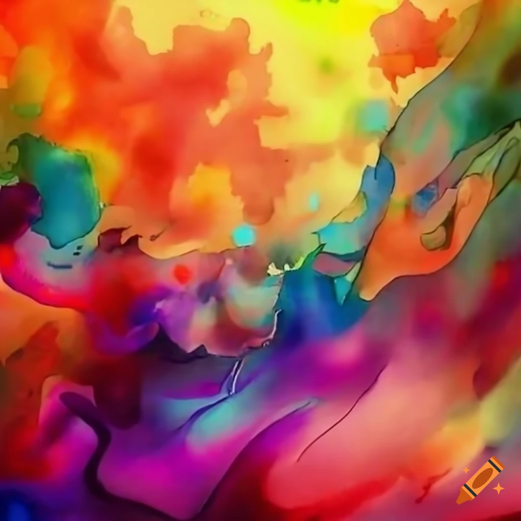 Abstract unfolding pattern on Craiyon