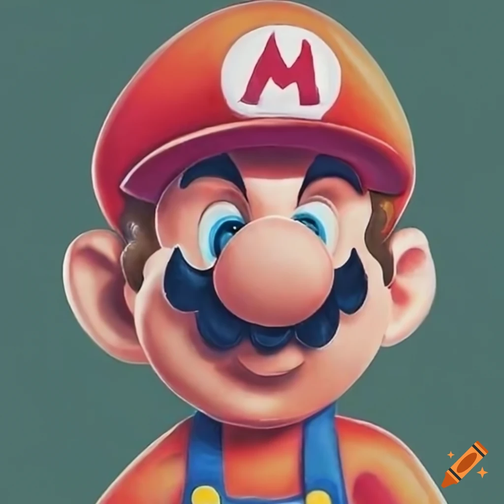 Mario character on Craiyon