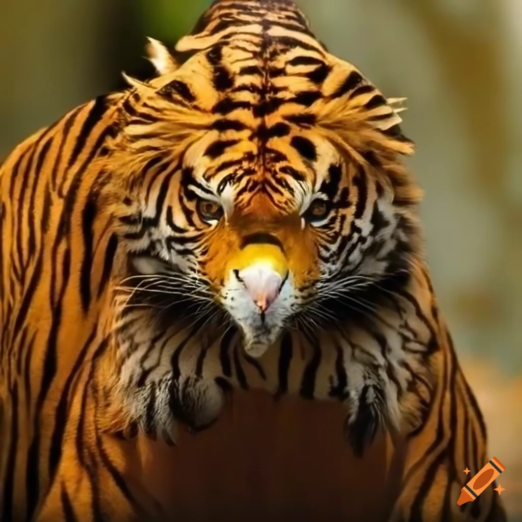 Tiger kangaroo eagle on Craiyon