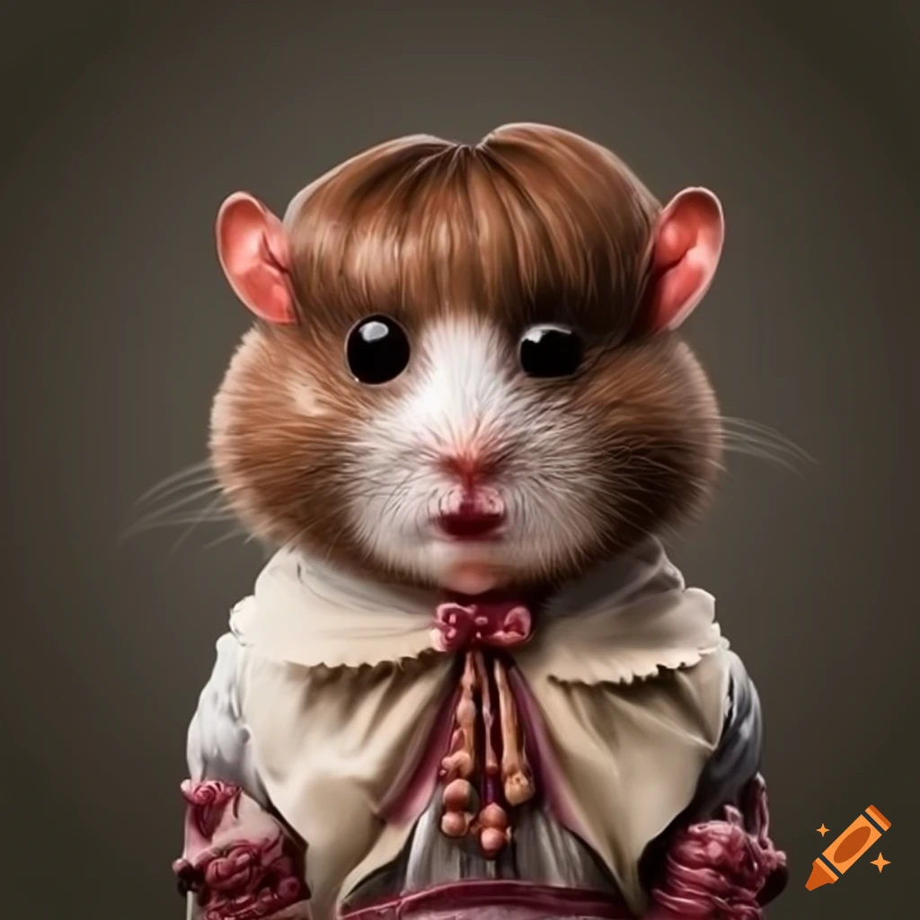 Victorian humanoid hamster on Craiyon