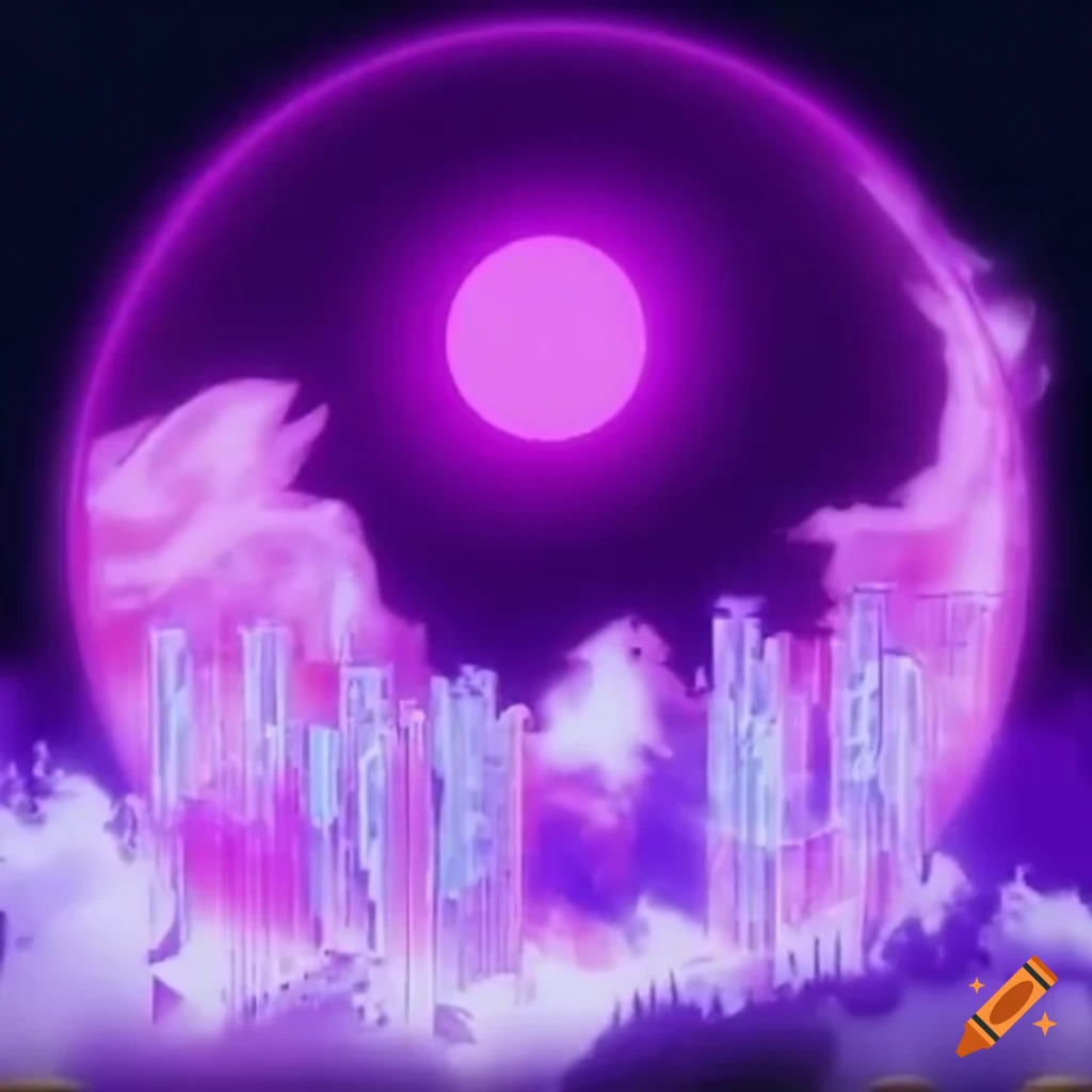 Shiny 3d dazzling eclipse anime with japanese text from the 2000s on ...