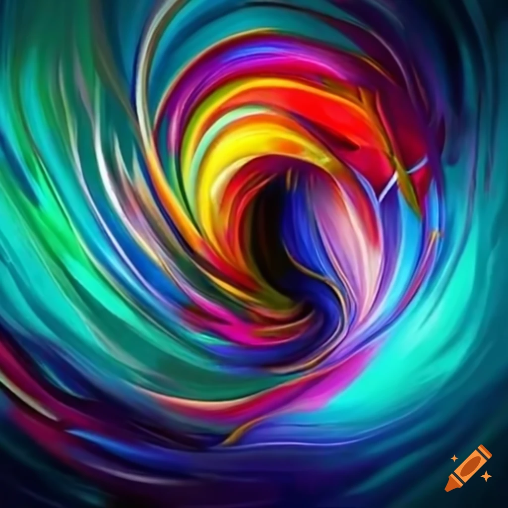 Abstract concept of being dynamic on Craiyon