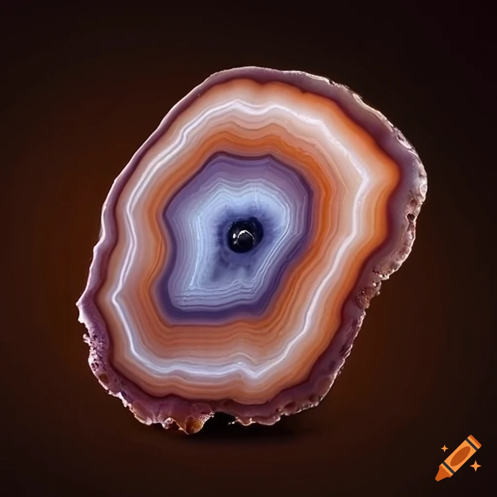 Eye agate with high detail on Craiyon