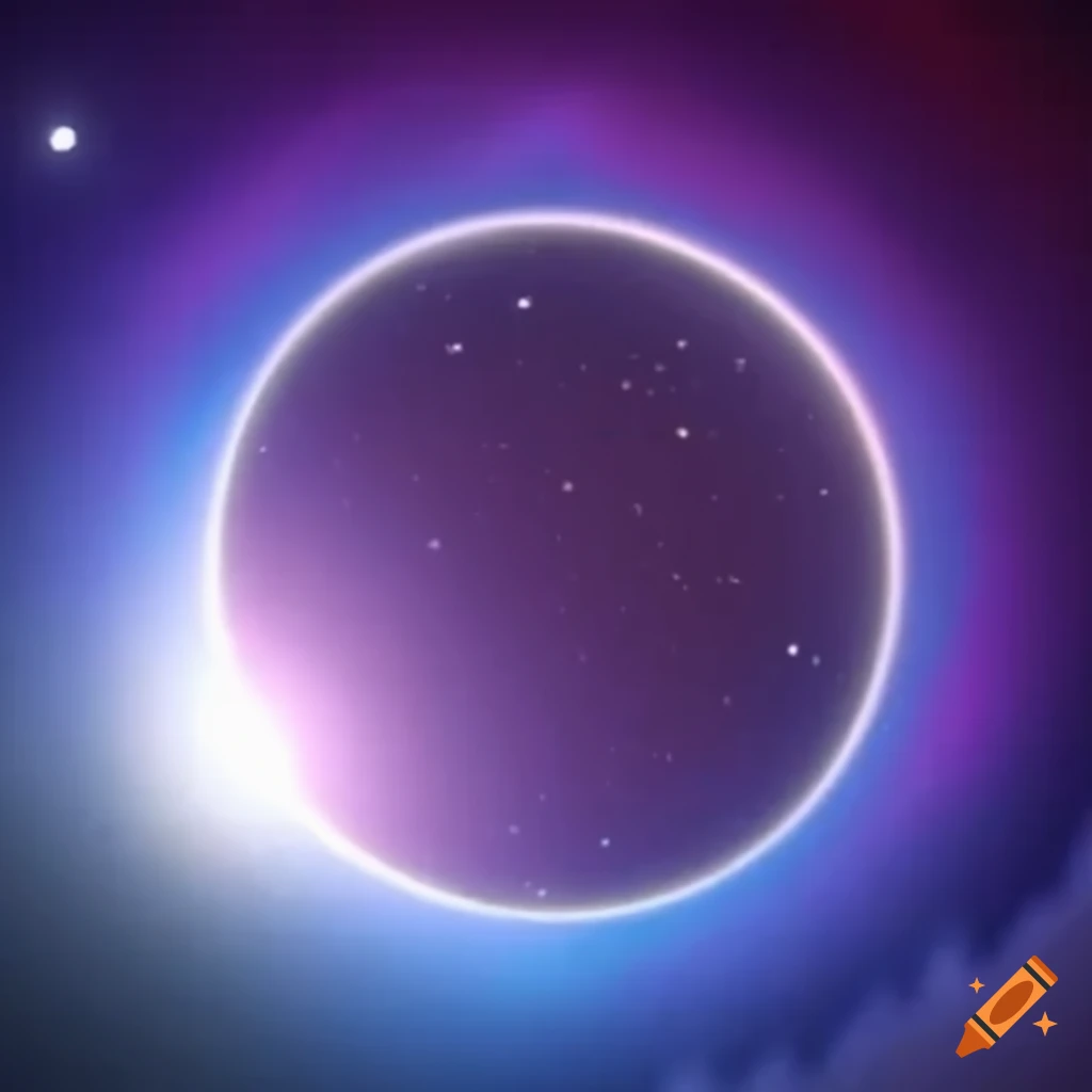 Shiny 3d dazzling eclipse anime with japanese text from the 2000s on ...