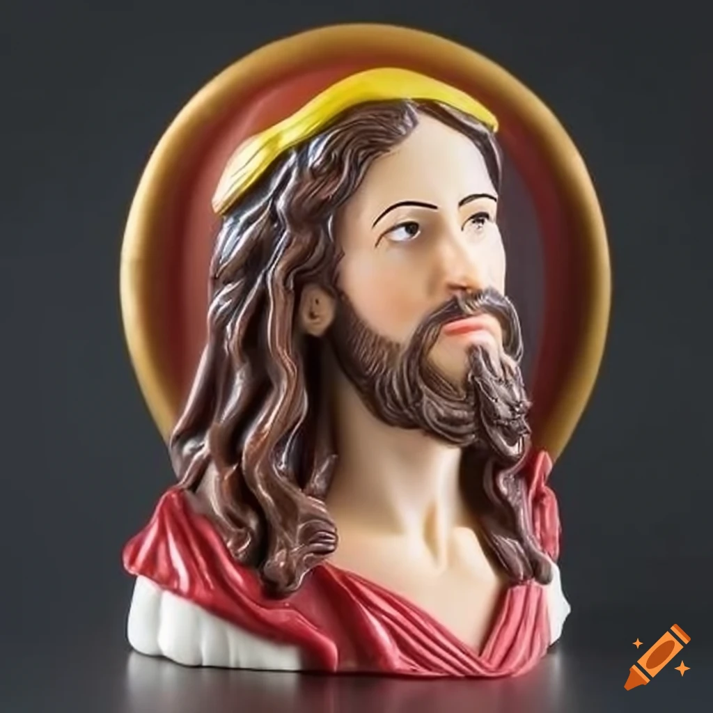 Plastic jesus christ toy on Craiyon