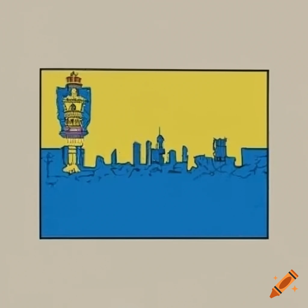 Flag of city pripyat, ukraine on Craiyon