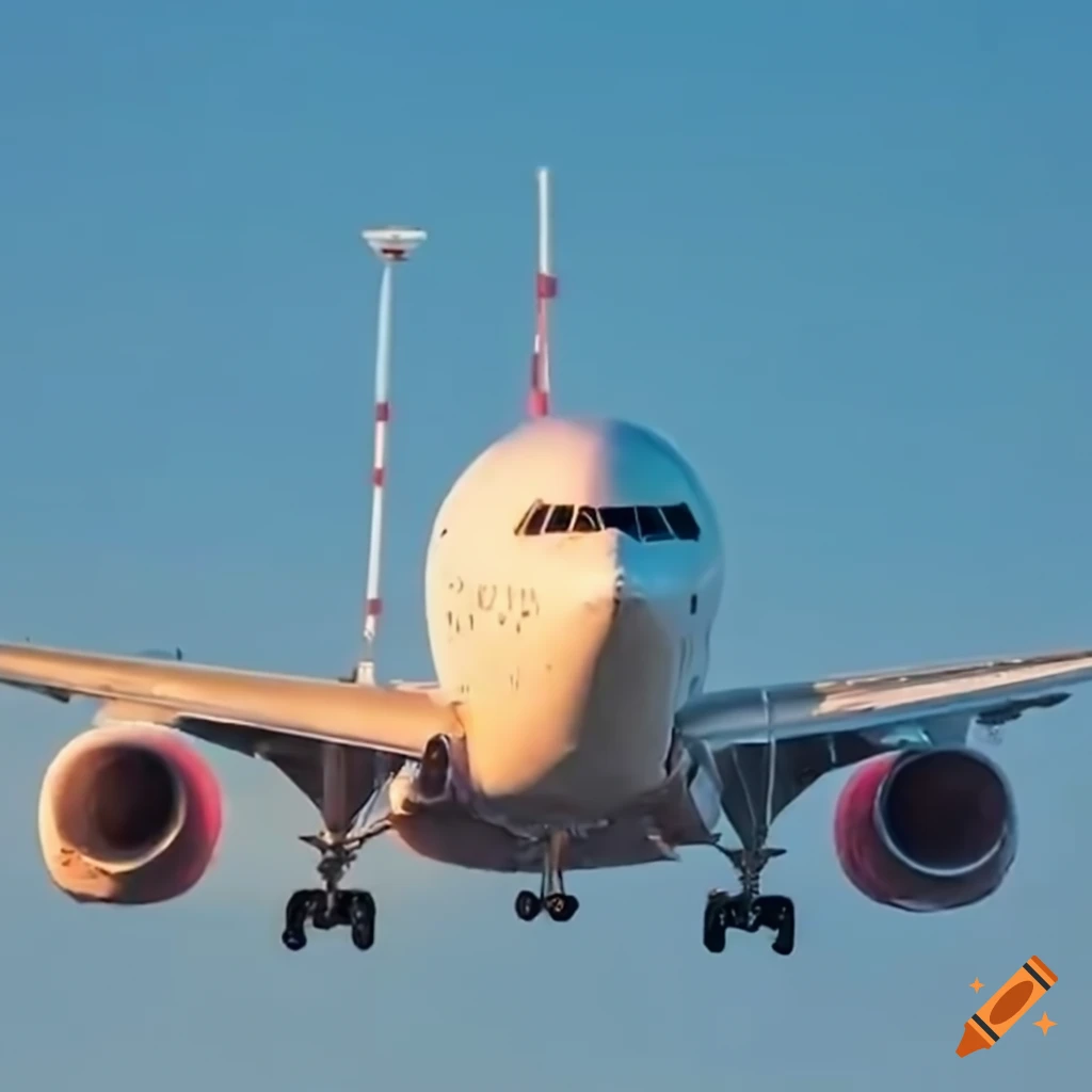 Commercial airliner landing in las vegas with a unique chicken pilot on ...