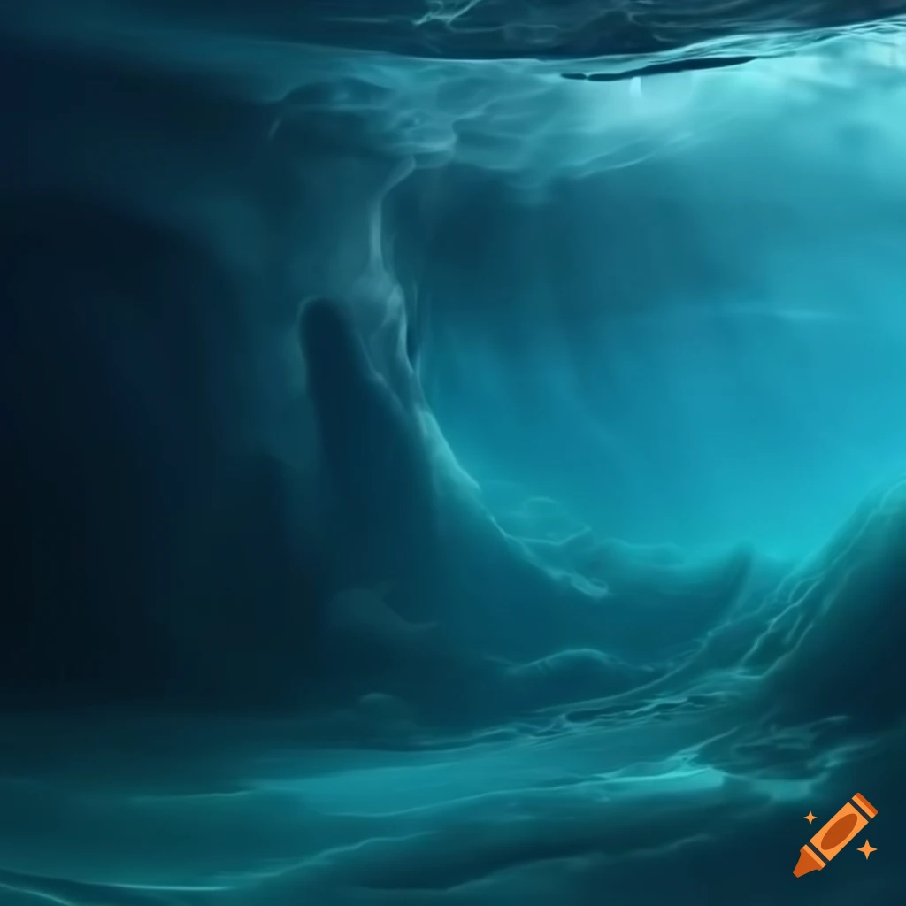 Dark ocean abyss on Craiyon