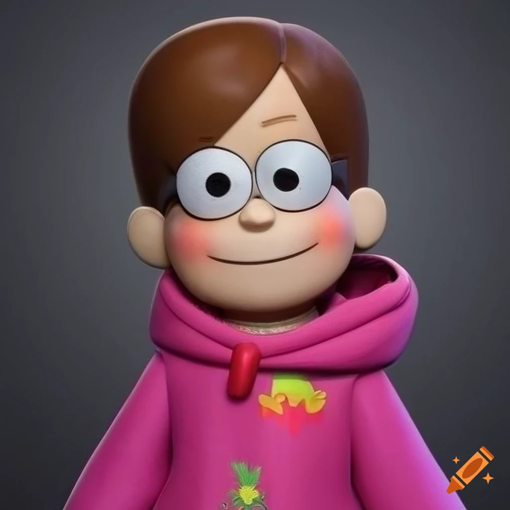 High-resolution portrait of Mabel Pines in real-life super-detailed ...