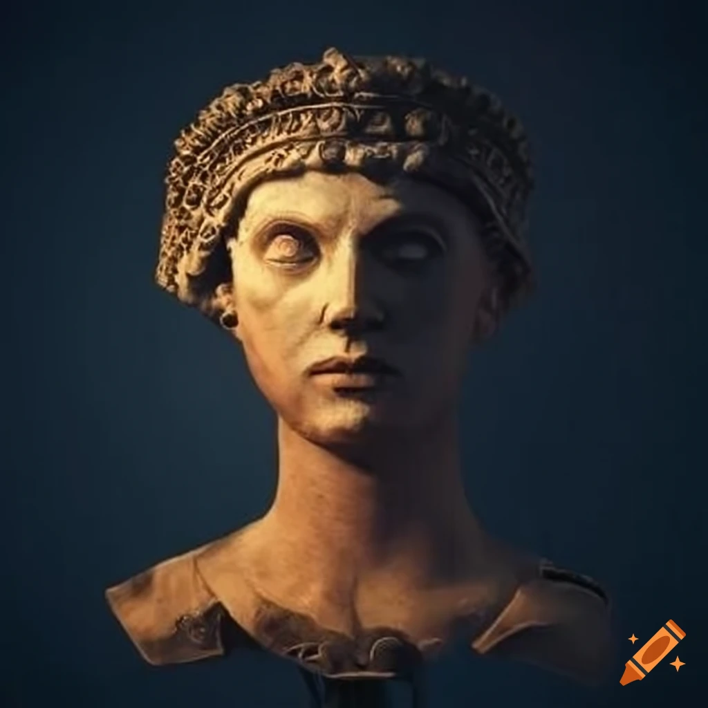 Illustration of lightning striking in ancient rome on Craiyon