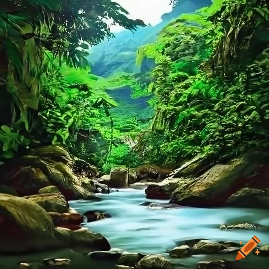 Realistic view of el yunque, puerto rico on Craiyon