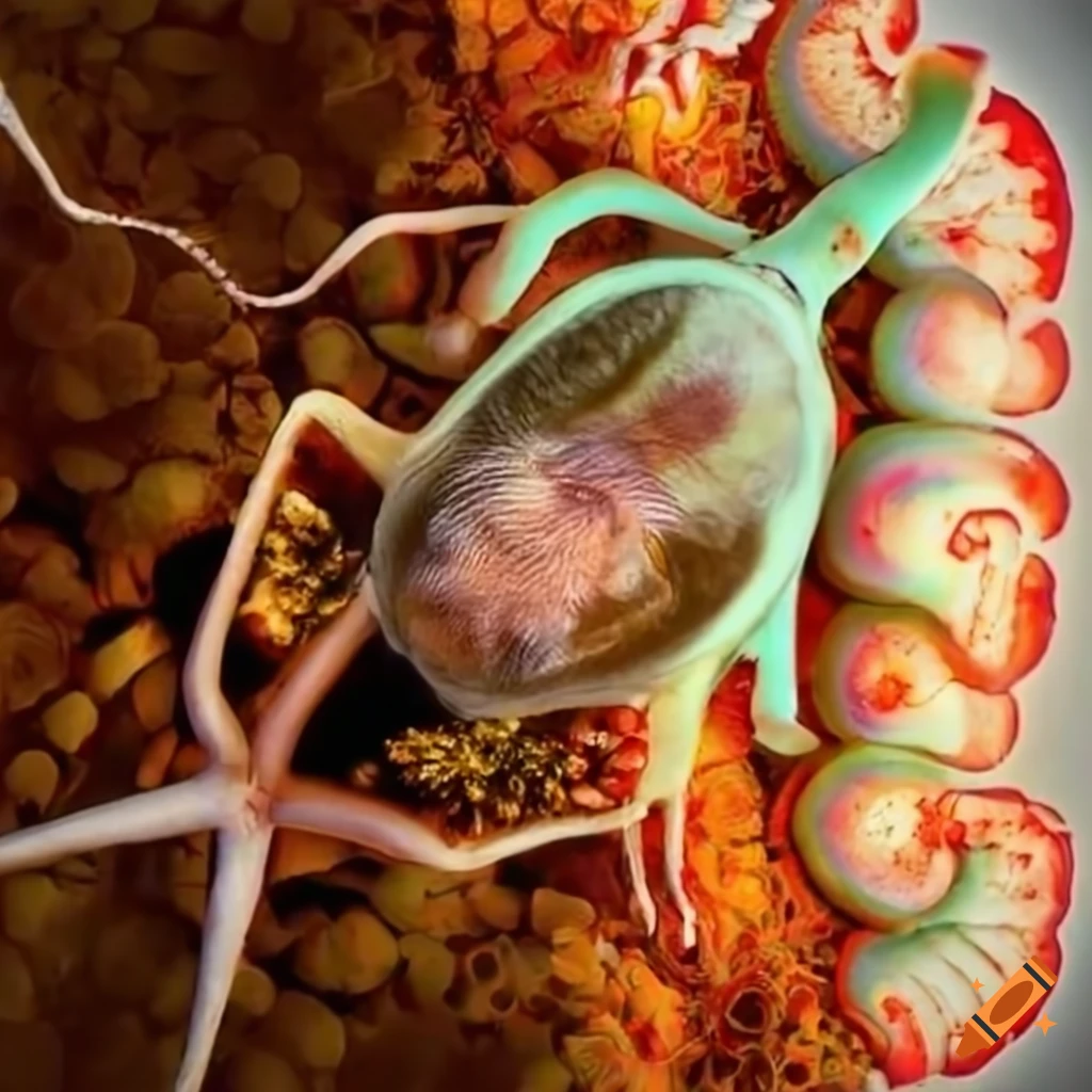 Illustration representing symbiosis on Craiyon