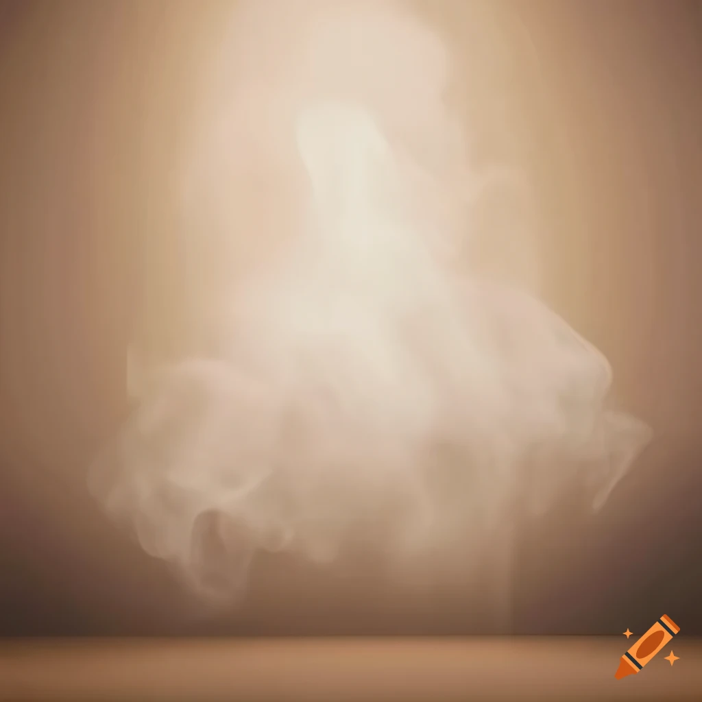 Beige room with smoke on Craiyon