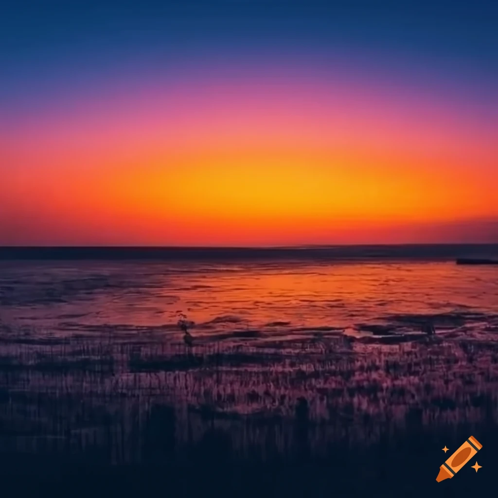 Detailed and realistic fort in natural surroundings during sunset on ...