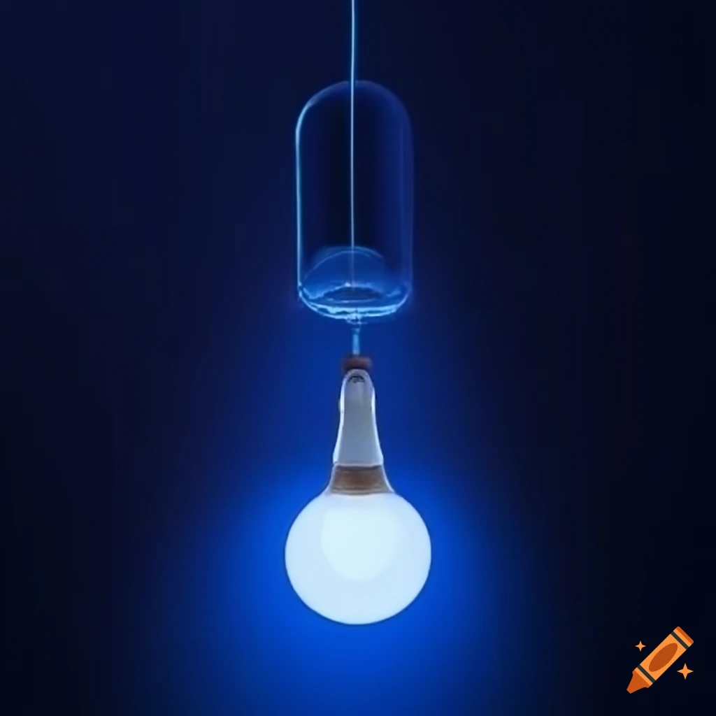 Abstract representation of light on Craiyon