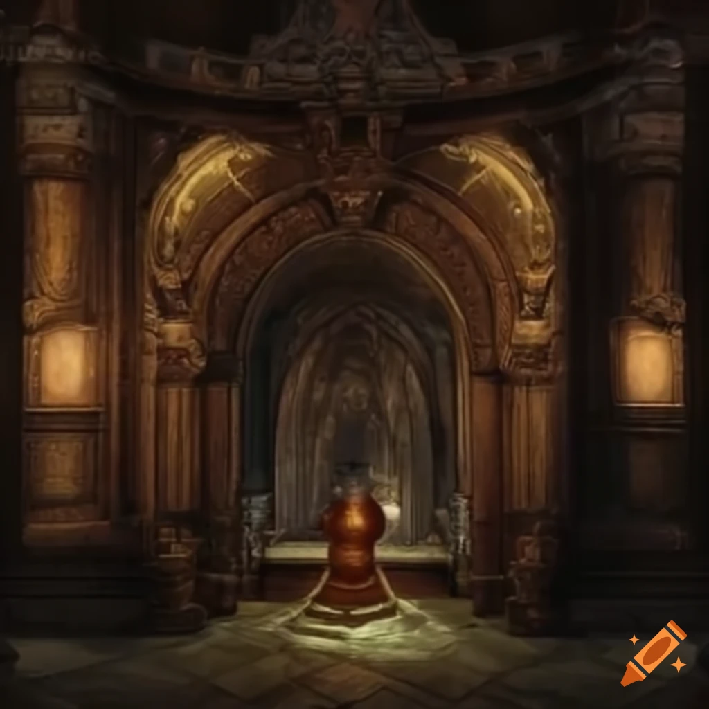 Abstract representation of a realm on Craiyon