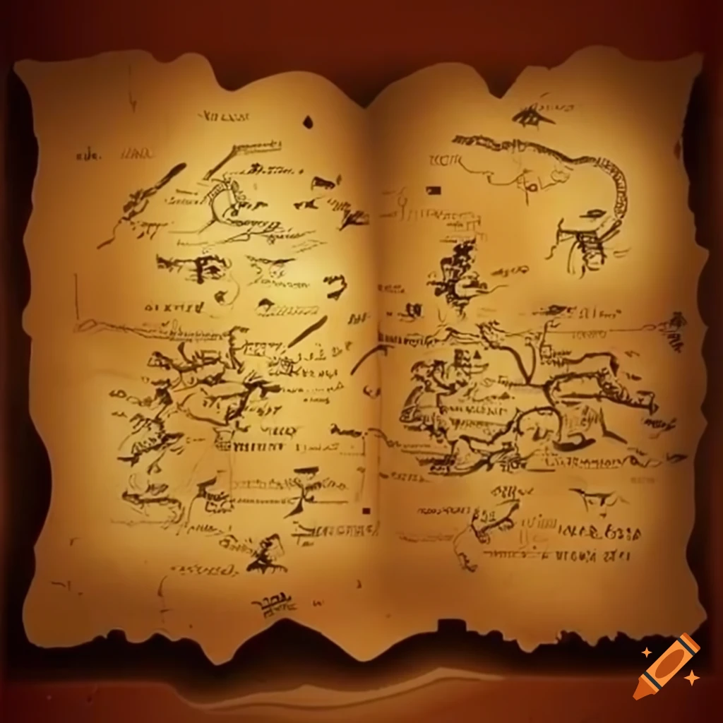 Treasure Map On Craiyon
