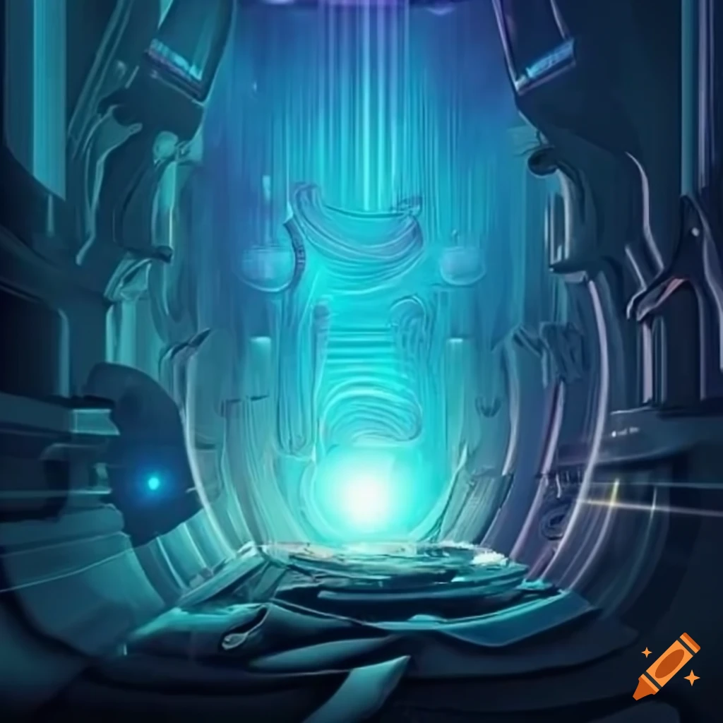 Futuristic background for an invitation on Craiyon