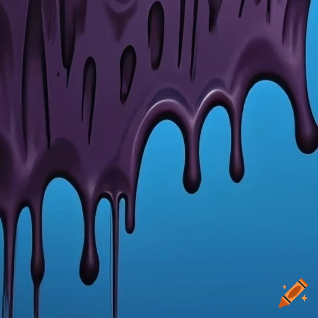 Abstract paint drips on Craiyon