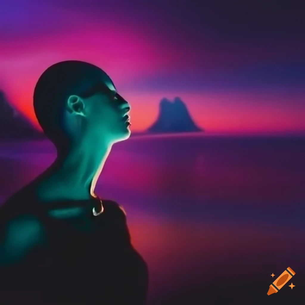 Colorful soul in a bleakness setting in high definition on Craiyon