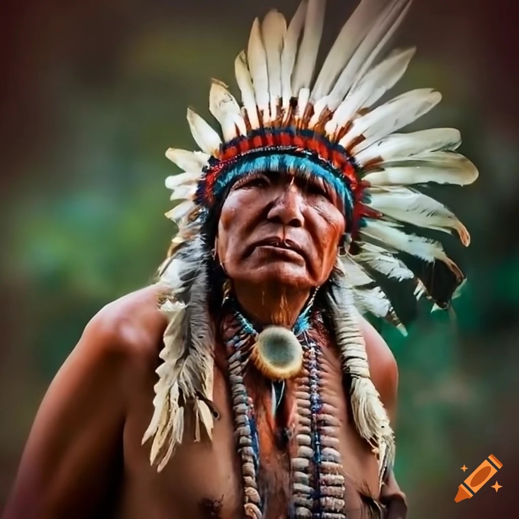 Native american person on Craiyon