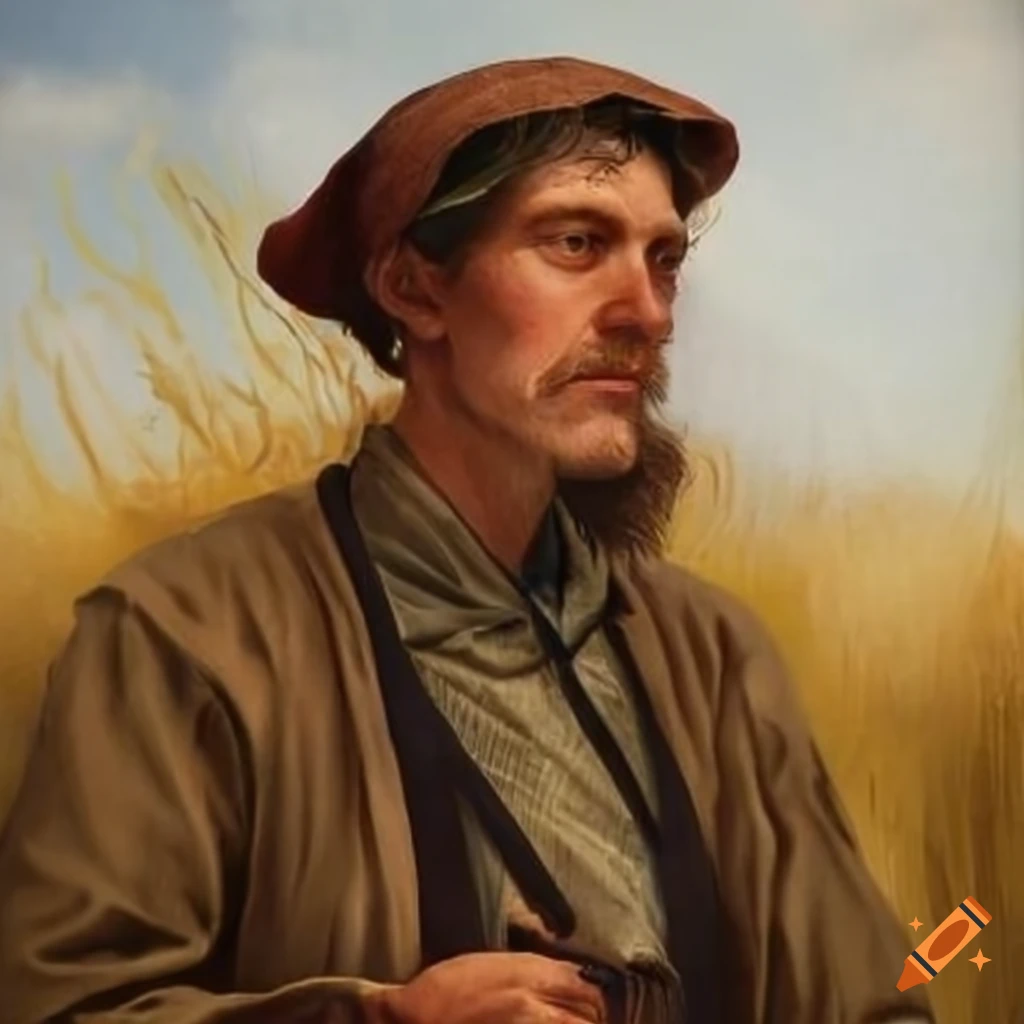 Victorian farmer portrait on Craiyon