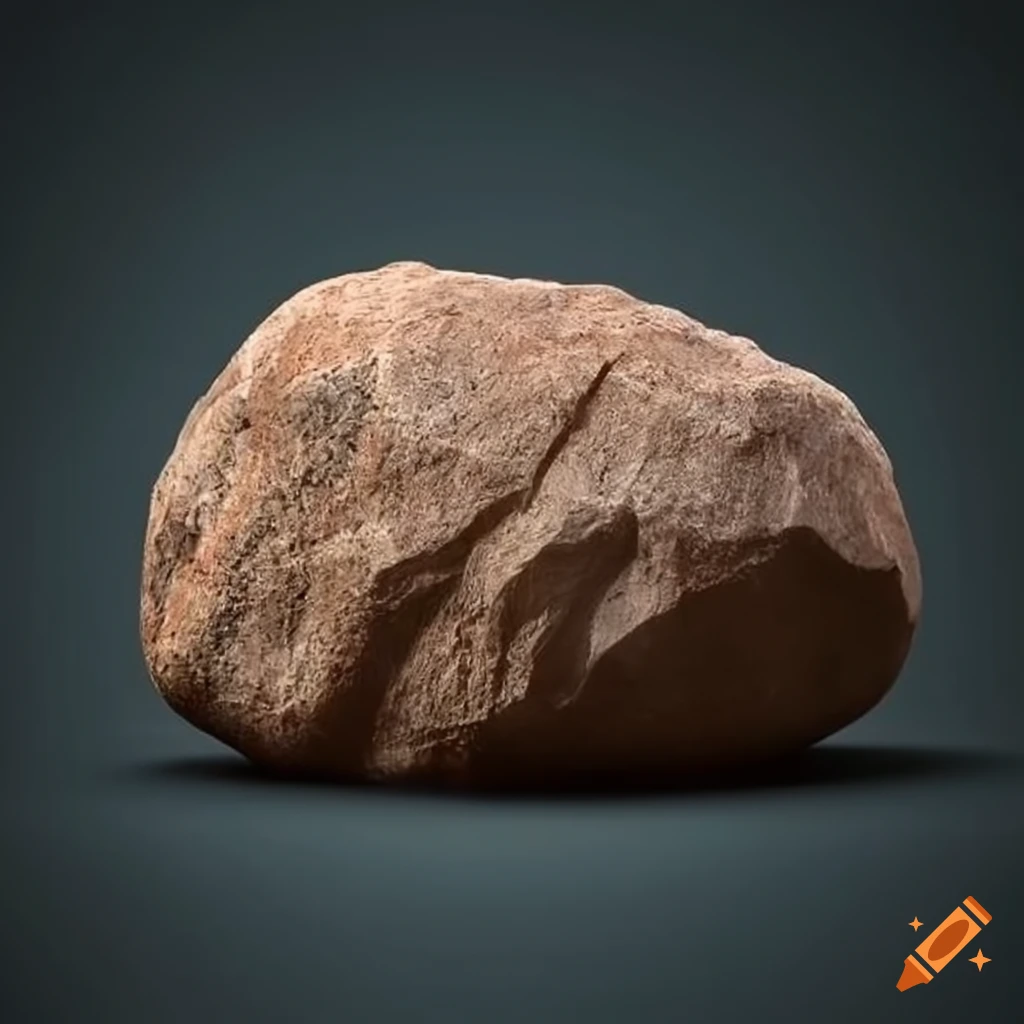 Realistic rock boulder on Craiyon