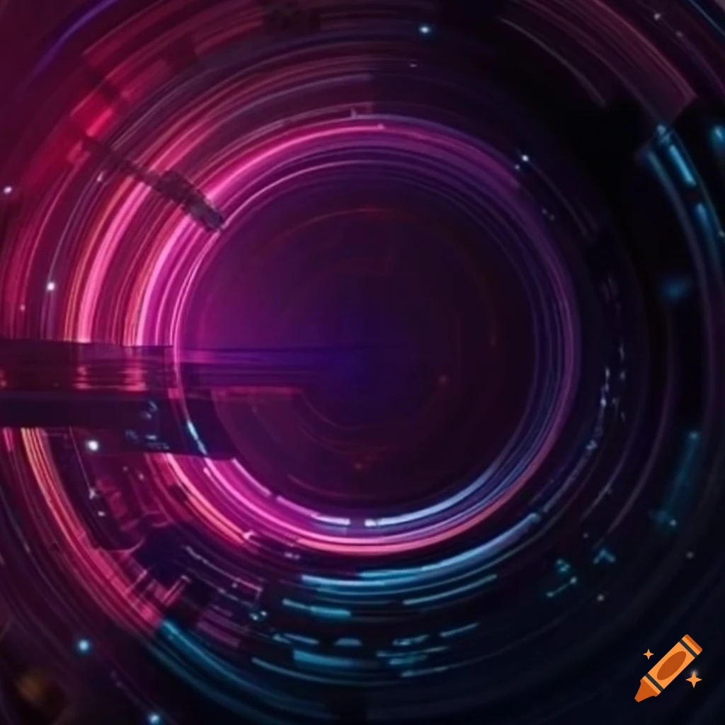 Futuristic background for an invitation on Craiyon