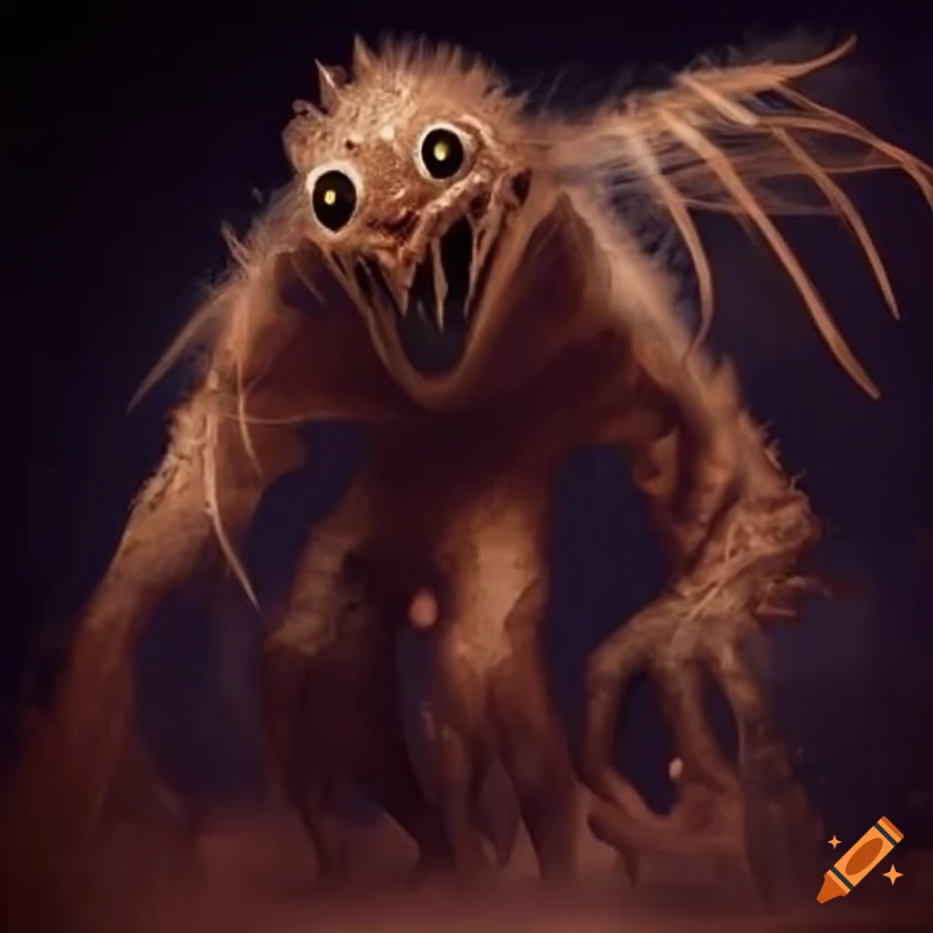 Dust monster on Craiyon