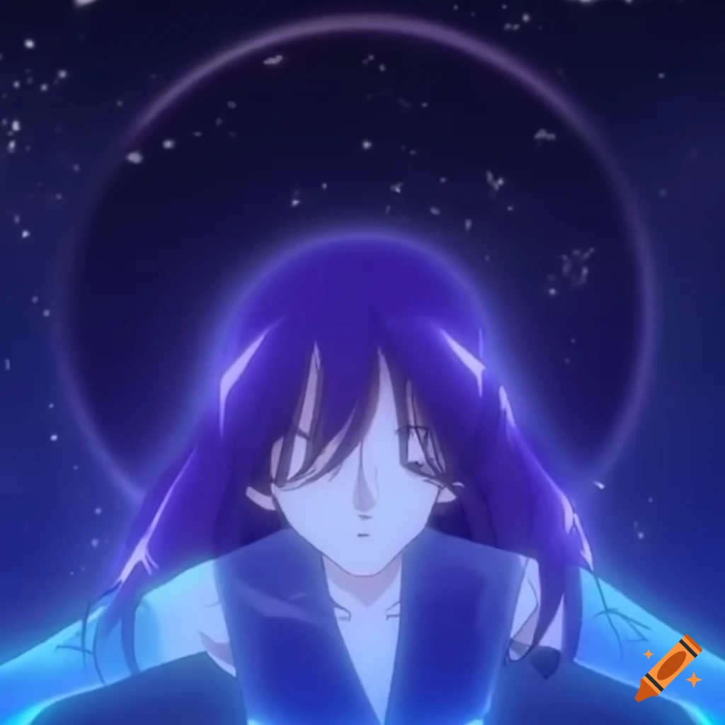 Shiny 3d anime eclipse with japanese text on Craiyon