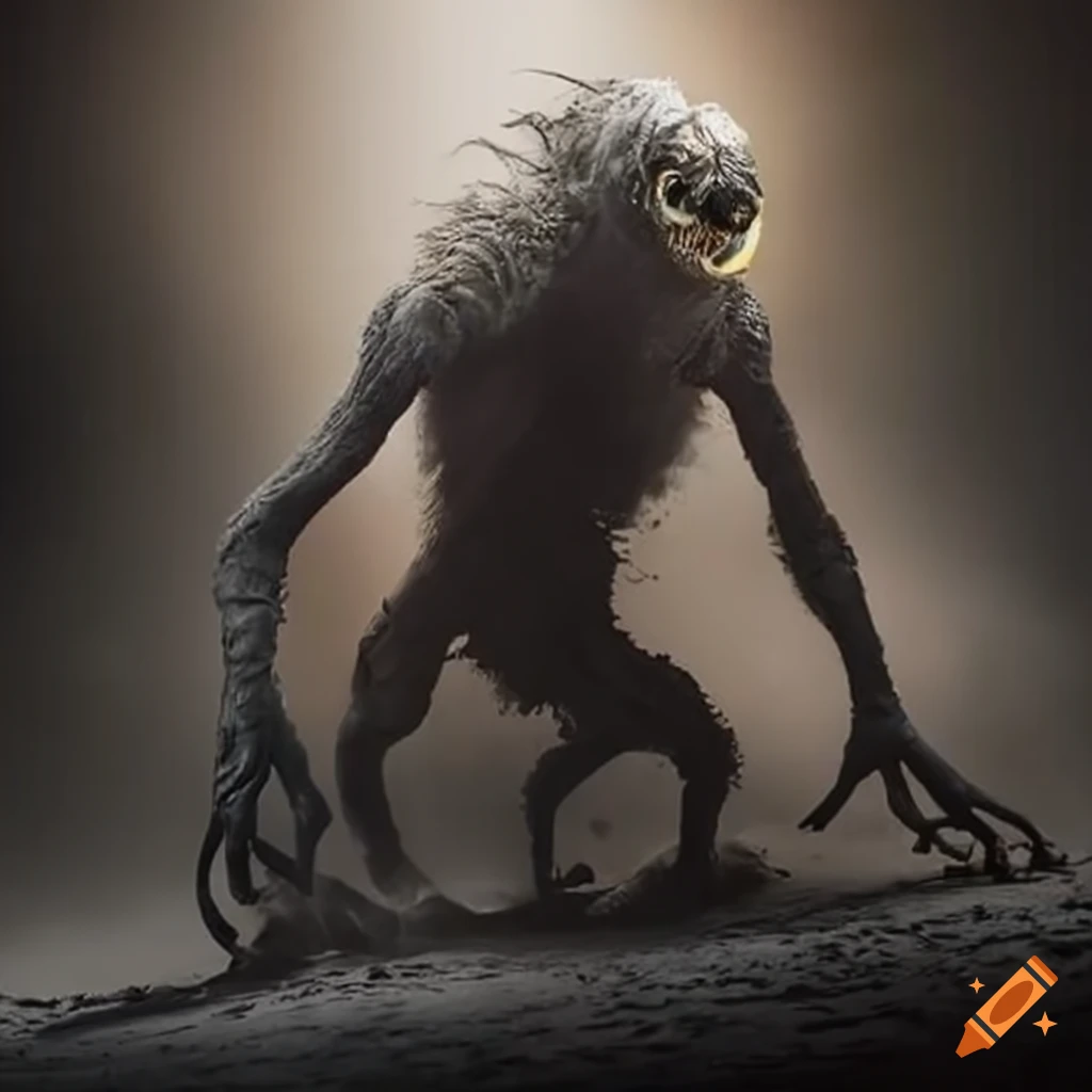 Dust monster on Craiyon