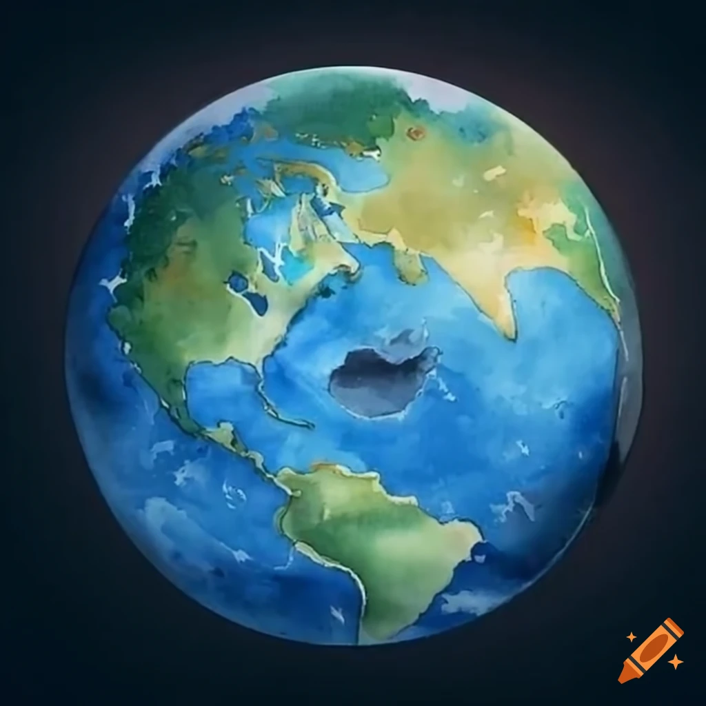Image representing the concept of world on Craiyon