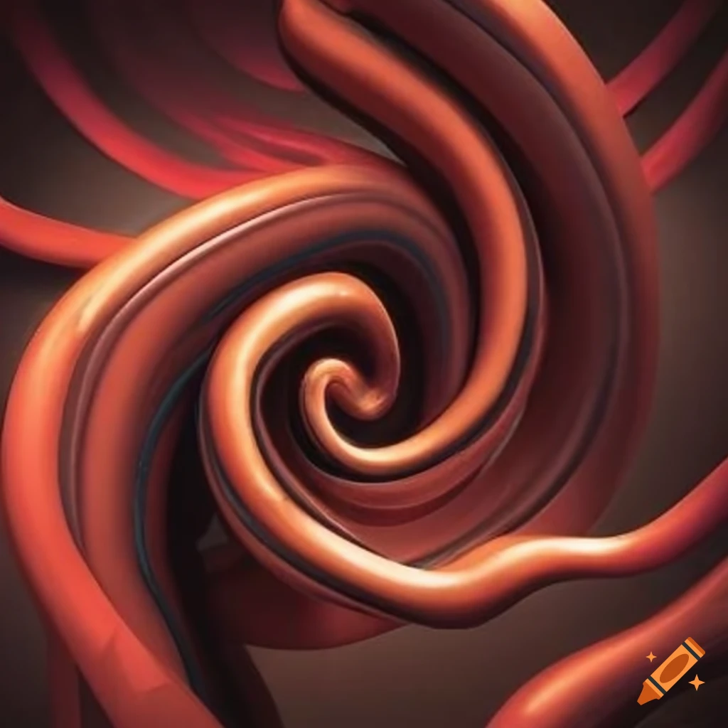 Abstract swirl pattern on Craiyon