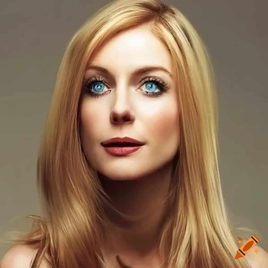 Portrait of anna gilbert with blue eyes and blond hair on Craiyon