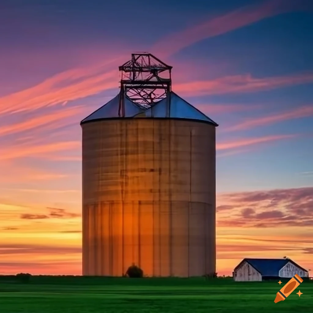Stunning images of grain silos, rustic charm, and beautiful sunsets in ...