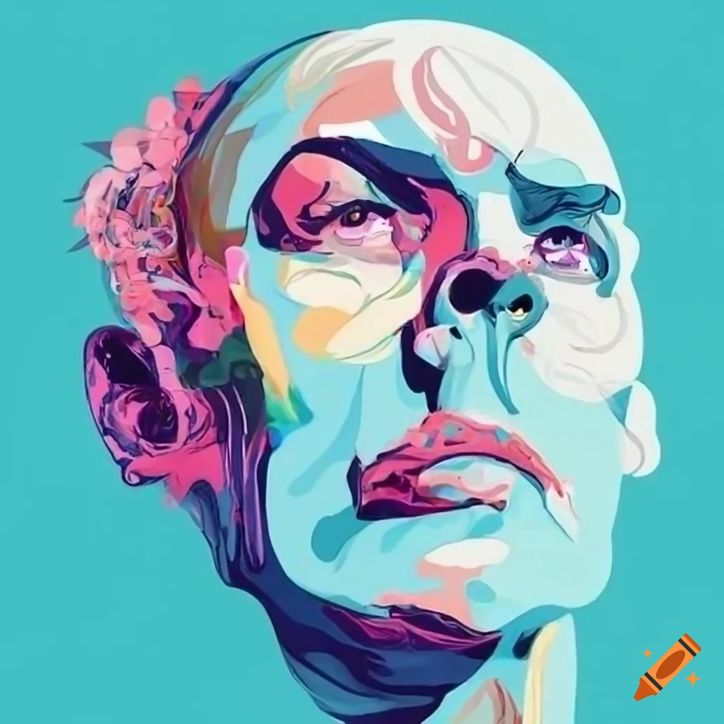 Artistic representation of life on Craiyon