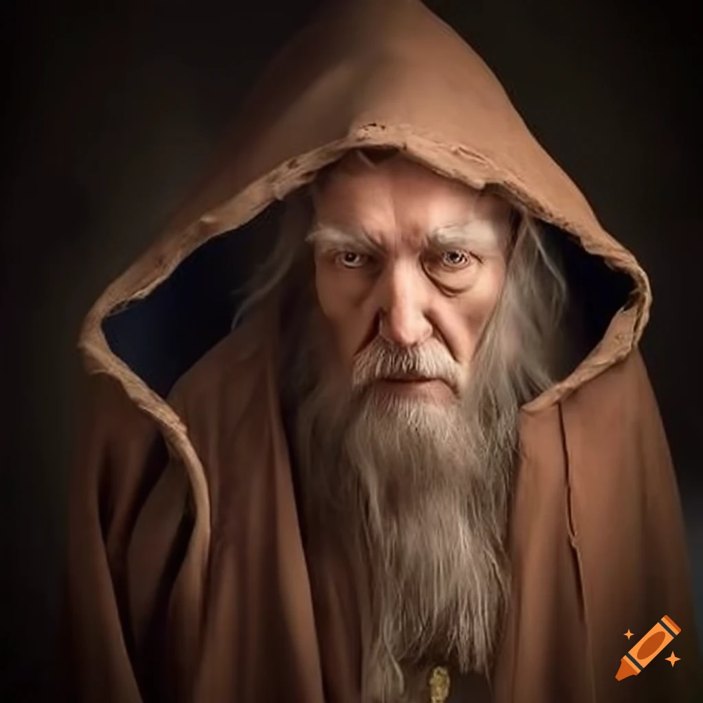 Male light wizard on Craiyon