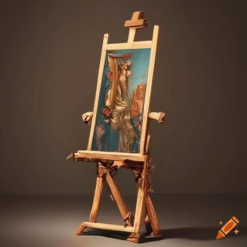 Renaissance style art easel on Craiyon