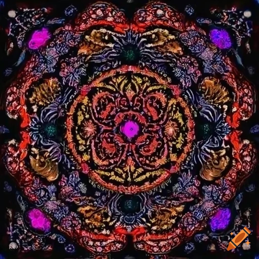 Intricate design or pattern on Craiyon