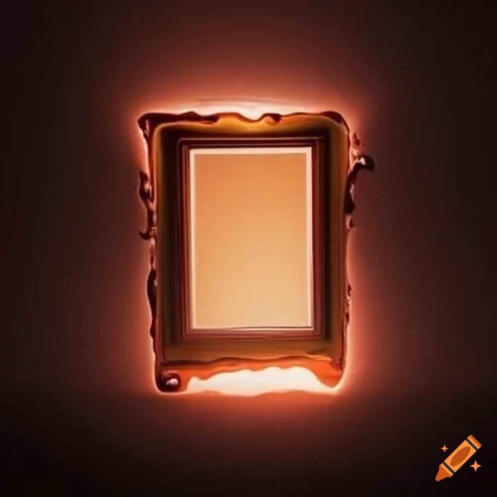 Melting picture frame on Craiyon