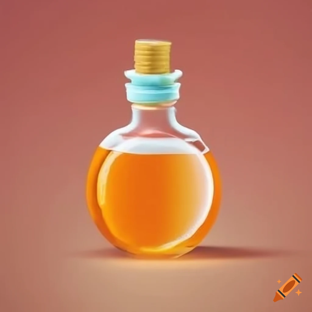 Orange potion on Craiyon