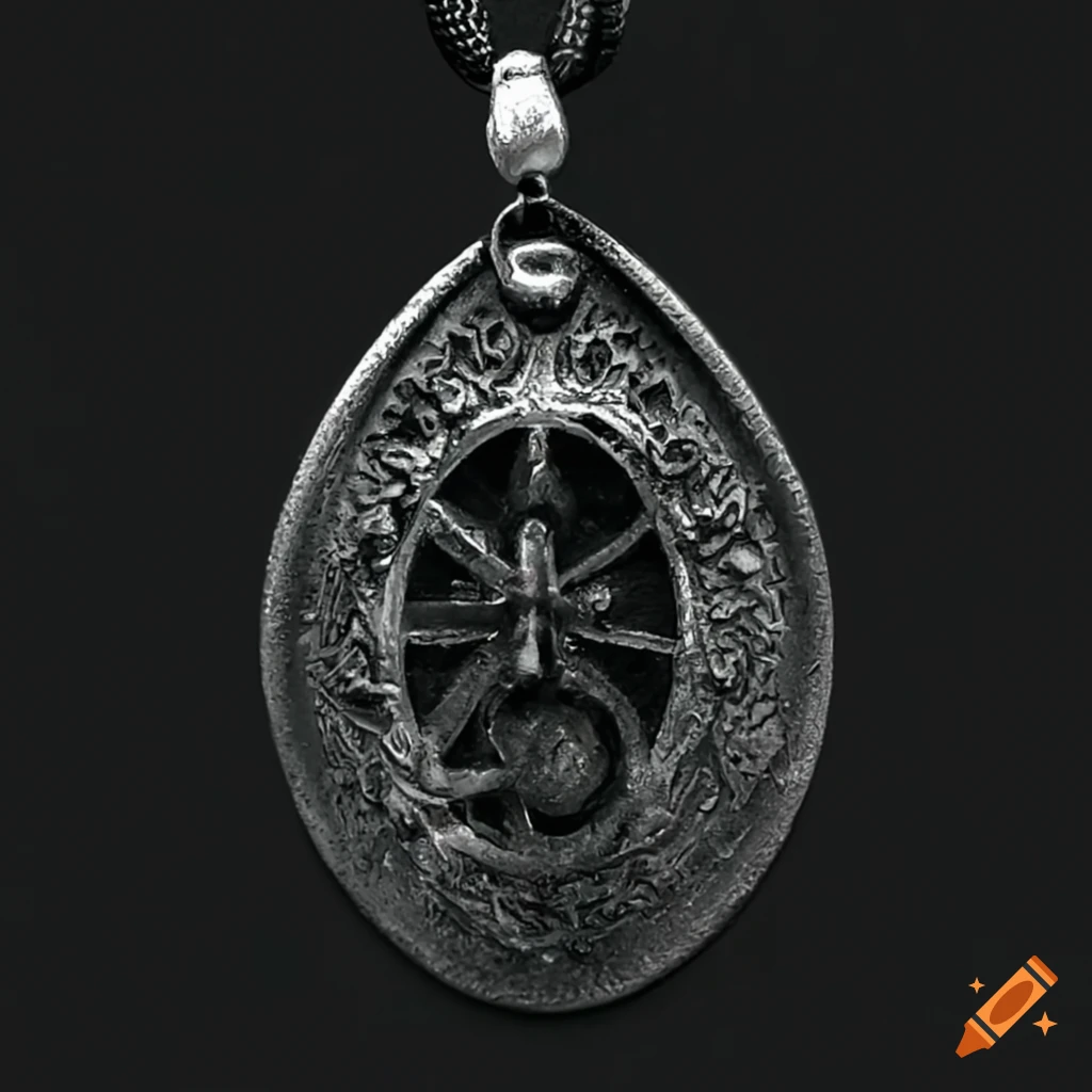 Magical destroyed amulet pendant on Craiyon